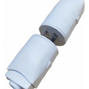 Ficha Macho 20 A Salida Lateral Marfil Marca Richi – Lummina